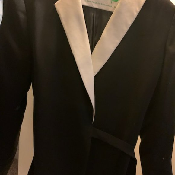 Kasper | Pants & Jumpsuits | Kasper Black Formal Belted Formal Pant ...